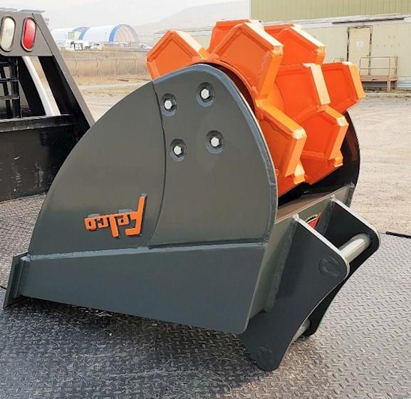 New Felco Mini Ex Roller Compaction Bucket Attachment For Sale Kirby Smith